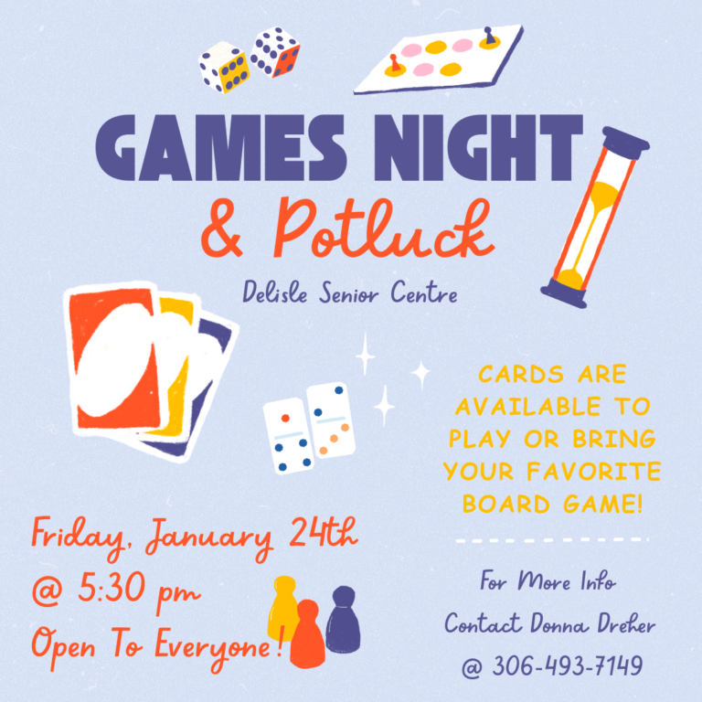 Games Night & Potluck